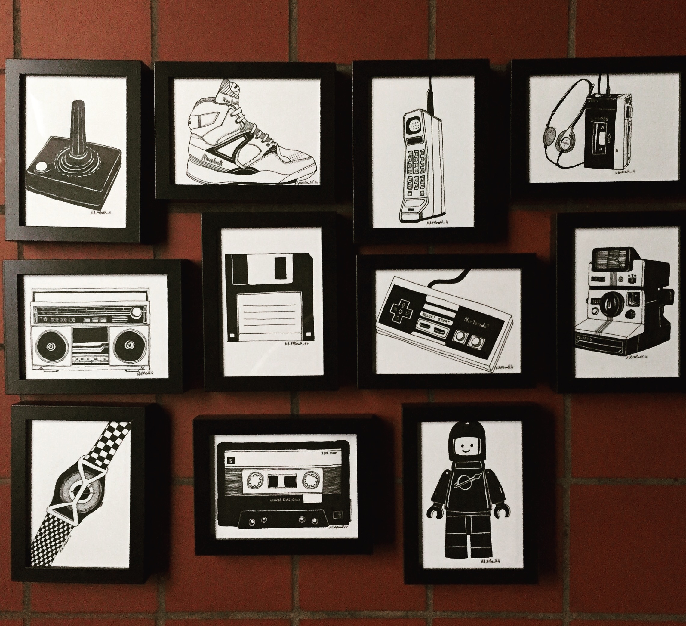 80s Series – natalie hope mcdonald illustration